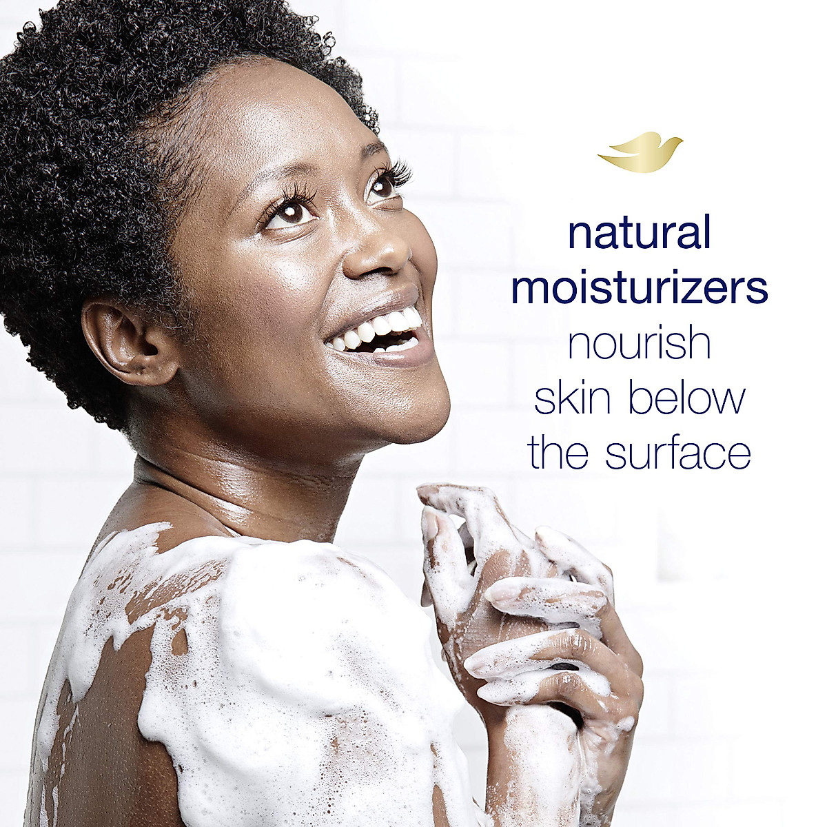 Dove Instant Foaming Body Wash for Soft, Smooth Skin Deep Moisture Cleanser That Effectively Washes Away Bacteria While Nourishing Your Skin,13.5 oz (Pack of 2)