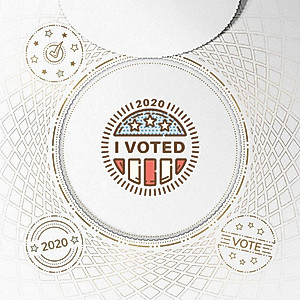 Antsy Labs IRLA, In Real Life Achievements Challenge Coin, Collectible Coins for Self Motivation, Metal Commemorative Token to Gamify Your Life & Celebrate Goals, I Voted-2020 Elections
