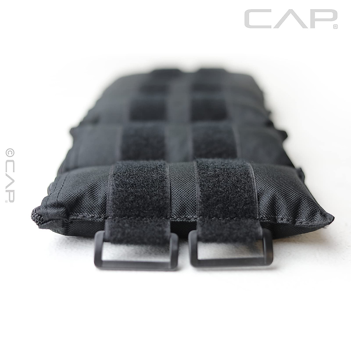 CAP Barbell HHA-CB020A1 20-Pound Pair Adjustable Ankle Weights, Black