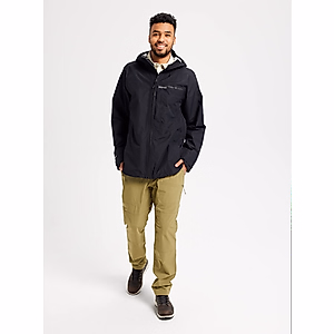 Burton Men's Standard Veridry Gore-TEX Rain Jacket, True Black, Large