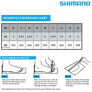 SHIMANO SH-IC500W Women's High Performance Indoor Cycling Shoe, Red, 5-5.5 (EU 37)