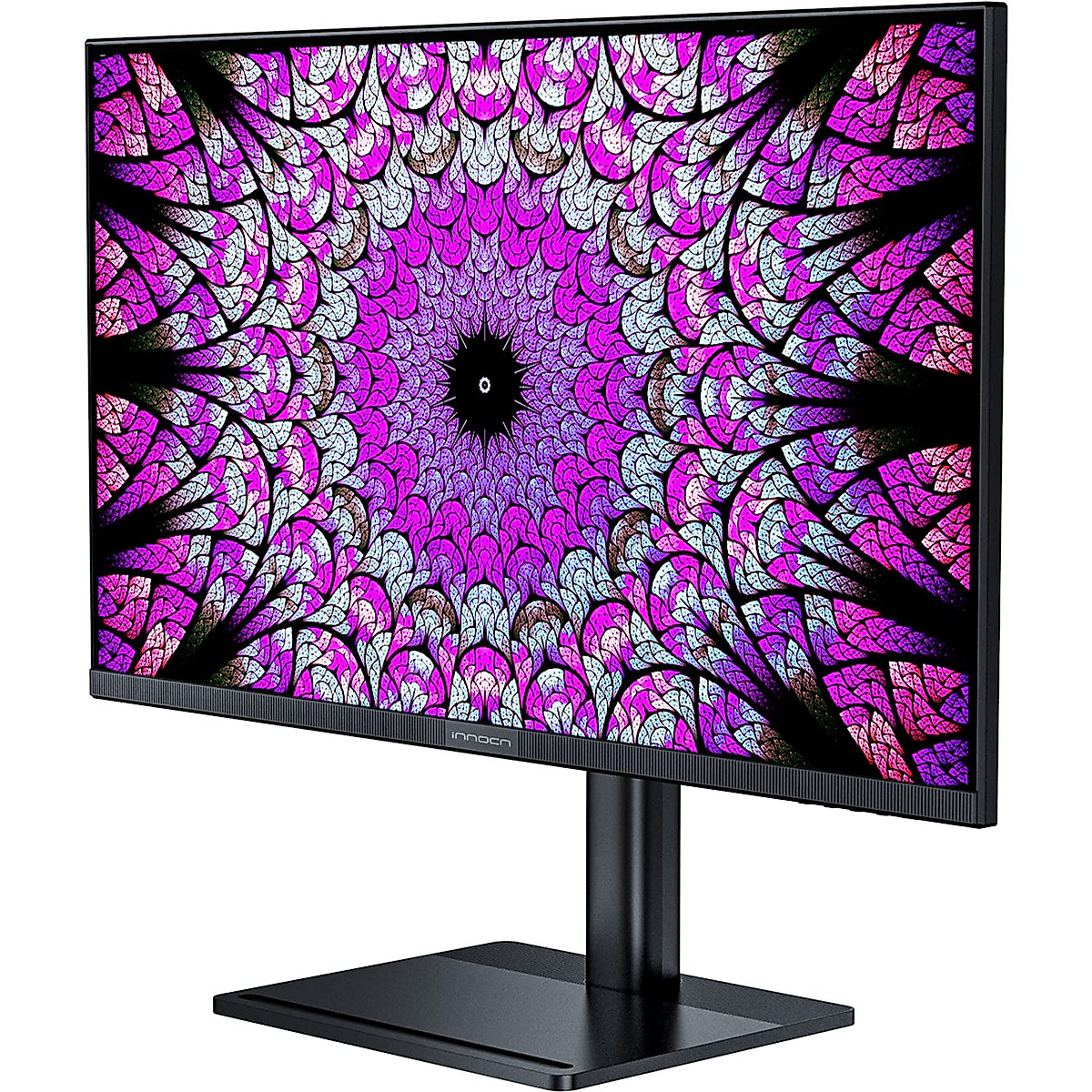 INNOCN 28" 4K UHD 3840 x 2160 IPS Computer Monitor Built-in Speaker, 93% DCI-P3, HDMI, Display Port, Eye Care, Flicker Free, Height/Tilt Adjustable Stand, Black