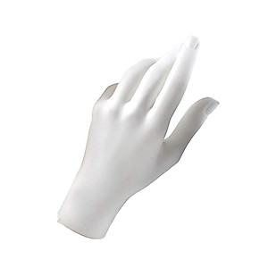 KODORIA Female Hand Mannequin Hand Jewelry Bracelet Ring Gloves Display Organizer Stand - White L