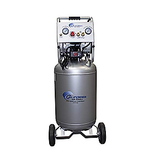 California Air Tools 20020AD Ultra Quiet & Oil-Free Air Compressor 2.0 Hp, 20.0 Gal. Steel Tank Air Compressor with Automatic Drain Valve