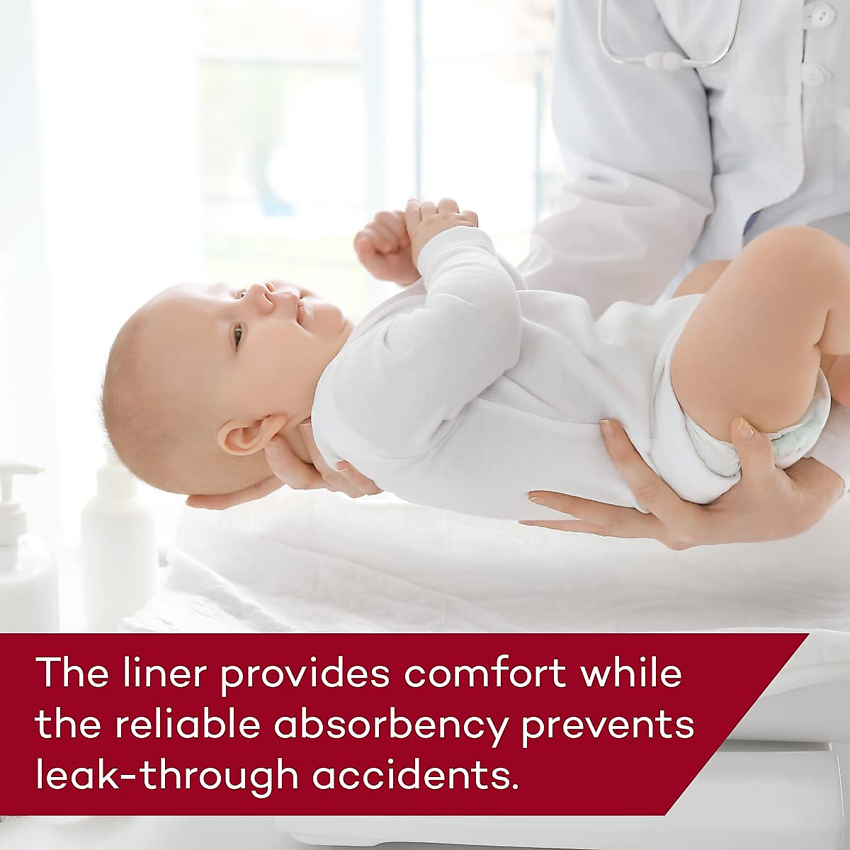 Dealmed Baby Scale Liner, Disposable 13" x 22" Sheets, Made in The USA (White, Case of 440)