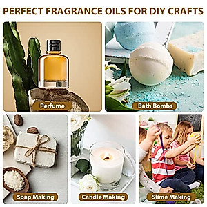 Essential Oil Gift Set, for Diffuser, Humidifiers, Skin Care, Massage, Fragrance Oil Scent for DIY Candle and Soap Making (18 * 5ML)