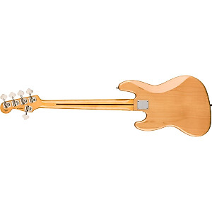 Squier Classic Vibe 70s 5-String Jazz Bass, Natural, Maple Fingerboard