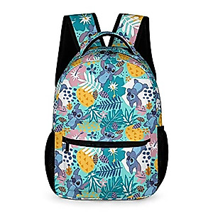 KOOLLE Cute Backpack Unisex Travel Lightweight Backpack Laptop Backpacks Casual Shoulders Bag School Bag For Men Women Boy