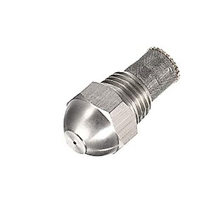 uxcell Mist Nozzle - 1/4BSPT 1mm Orifice Dia 304 Stainless Steel Fine Atomizing Spray Tip