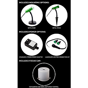Sparkle Magic Green Commercial Grade Laser Light, Landscape Laser Lights, Christmas Laser Lights