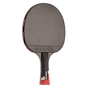STIGA Pro Carbon Performance-Level Table Tennis Racket with Carbon Technology for Tournament Play - Red and Blue Colors