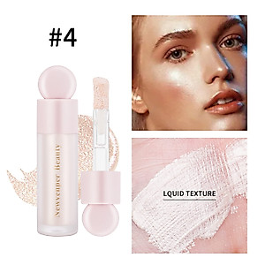 Liquid Contour,Liquid Highlighter, Liquid Blush with Face Brush Long Lasting Smooth Lightweight Smudge Proof Contour+Blush+ Highlighter