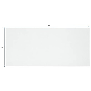 S&T INC. Under Sink Mat, Shelf Liner for Kitchen Cabinet Non Adhesive, Waterproof and Plastic Kitchen Shelf Liner, Clear, 24 in. x 48 in.