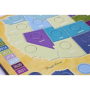 2010 Coin Set National Parks and Sites Quarter Album Coin Holder United States