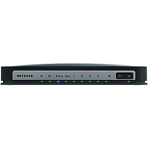 NETGEAR N750 Dual Band 4 Port Wi-Fi Gigabit Router (WNDR4300)