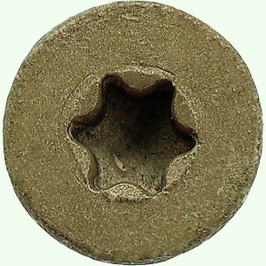 #14x2-3/4" Reamer Tek Torx/Star Head Self-Drilling Wood to Metal Screws - 5 POUNDS ~170 Tek Screws - Tek Screws for Flatbeds, Trailers, or for Fastening Wood to Steel - T-30 Torx Screw Head