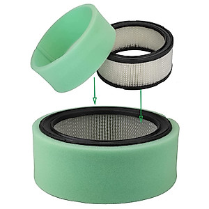 Hippotech 24-083-03-S 2408303 Air Filter Tune Up Kit with 24 083 02-S Pre Cleaner 52 050 02-S Oil Filter for Kohler 2408303 CV18-CV25 CH730-CH740 CV675-CV740 CH18-CH25 18HP-25HP Engine Lawn Mower