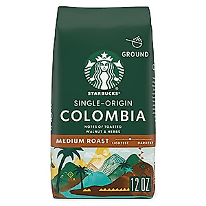 Starbucks Ground Coffee—Medium Roast Coffee—Colombia—100% Arabica—1 bag (12 oz)