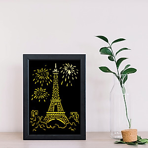 Floral Guard Scratch Paper Arts & Crafts for Kids-15PCS Scratch Paper Off Set Arts & Crafts Supplies Kits with 10 Wooden Stylus and 5 Stencils for Girls Boys DIY Party Games Christmas Birthday Gift