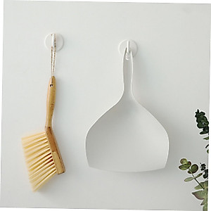 BCOATH 1 Set Desktop Broom Computer Cleaning Brush Cleaning Brushes for Household Use Desktop Cleaner Mini Hand Broom Keyboard Broom Keyboard Duster Brush Dustpan Cleaning Kit Plastic