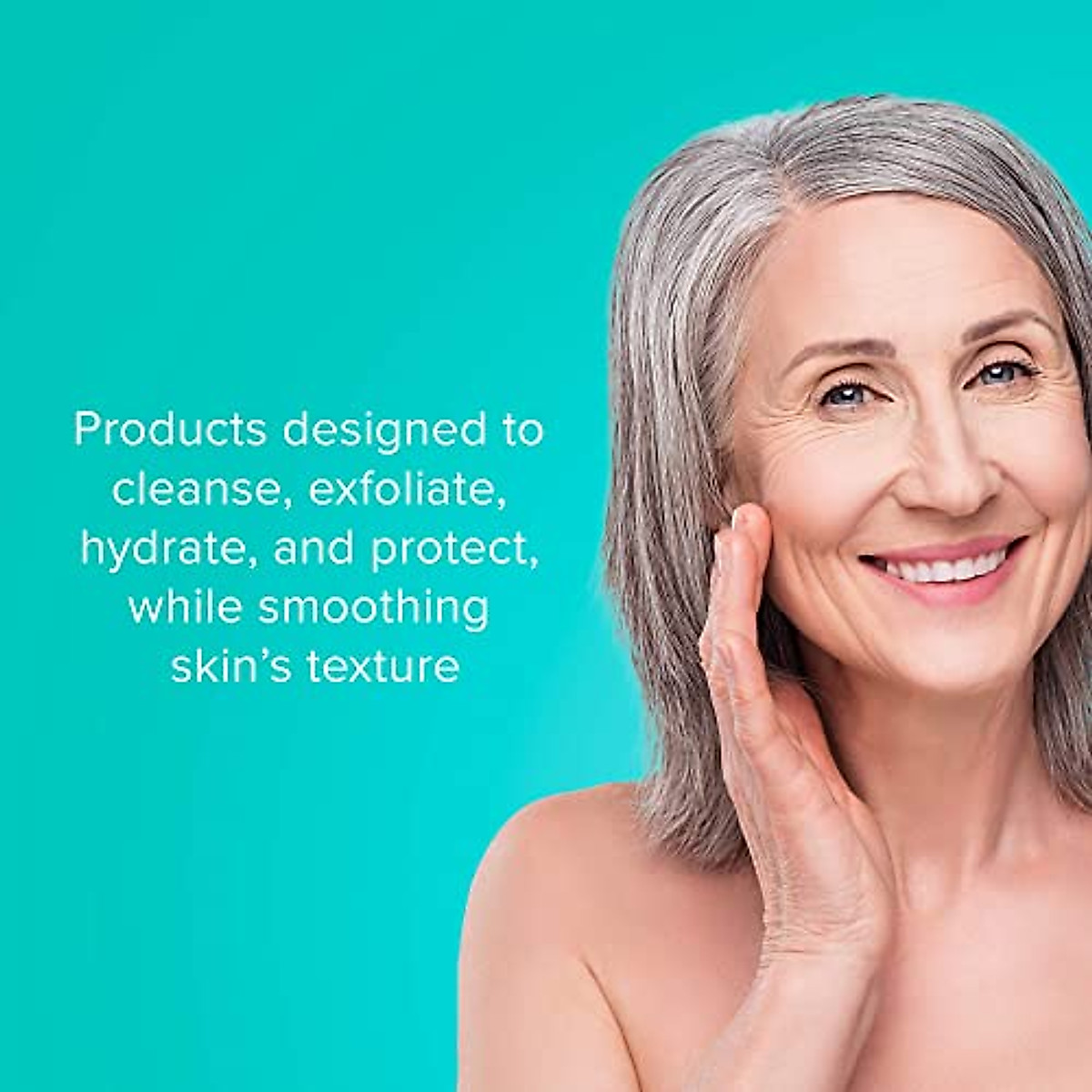 ClarityRx Age Reversal Anti-Aging Skin Care Set, Kit Includes Natural Plant-Based Face Wash, Glycolic Acid Facial Scrub, Peptide Serum, Squalane Moisturizing Oil, SPF 30 Sunscreen
