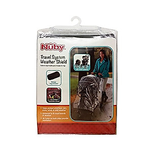 Nuby Travel System Weather Shield, Clear, Plastic