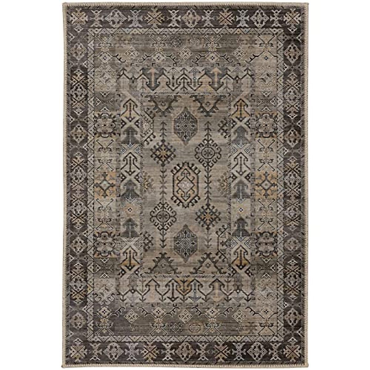 DECOMALL BAOLA 2x3 ft Door Mat Small Rugs for Entrance Welcome Mat, Brown 24x36 inch