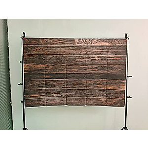 BINQOO 7x5ft Easter Retro Wood Wall Background Easter Rustic Wooden Floor Backdrop Wedding Photographers Newborn Shiplap Photography Birthday Party Western Cowboy Decoration Basket Board