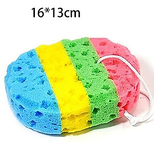 INGVY Dry Brushing Body Brush Bath Sponge for Body Scrub Exfoliating Brushes Body Treatment Peeling Skin Scrubber Bast