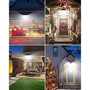 2 Pack Solar Security Lights Outdoor, 3000LM/231LED Wireless IP65 Waterproof Wall Motion Sensor Lights LED Flood Lights Outdoor for Front Door, Backyard, Garage, Deck…