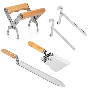 Blisstime Beekeeping Supplies Tool Kit, 17 PCS Bee Hives and Supplies Starter Kit Beekeeper Starter Kit