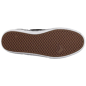 Emerica mens Wino G6 Slip-on Skate Shoe, Black/White/Gold, 9.5 US