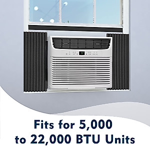 Pearwow Window Air Conditioner Foam Insulation Panels,17 x 9 x 7/8 Inch AC Side Insulating Panel Kits with Window AC Foam Seal Strip Insulation,3.2 ft x 1 Roll