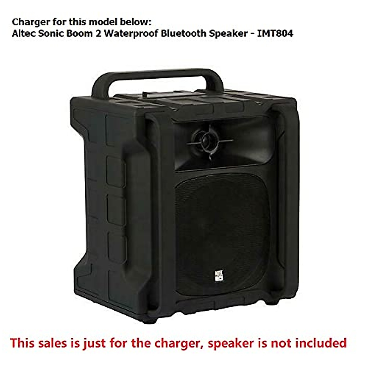 Charger Compatible with Altec Lansing IMT804 Sonic Boom 2 Bluetooth Wireless Speaker