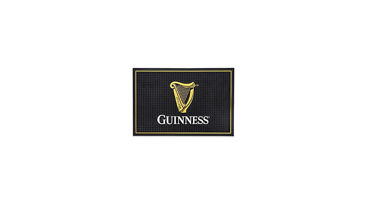 Guinness Bar and Spill Mat - Perfect for Home Bars