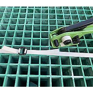 NVOYAJUAN Heavy Duty 1/2" x 3800’Woven Cord Strapping Roll of 6" x 3" Core Size, 770 lbs Break Strength