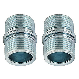 ZZLZX 8PCS Metal Rack Connector 25.4mm Diameter Connectors for Thick Wire Shelve Shelving Unit Double Head Shelf Support Nut Replacement Storage Shelves Part Metal Rack