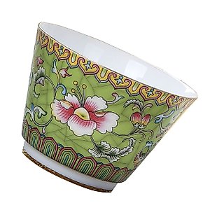 HOMSFOU Porcelain Handcraft Cup Party Decorative Style Loose Kung Espresso Chinese-style Serving Gift Mugs Oz Retro Teacup Flambed Green for Drinking Vintage Leaf Ceramic Elegant Fu