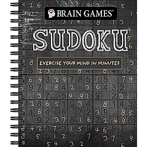 Brain Games - Sudoku (Chalkboard #1): Exercise Your Mind in Minutes (Volume 1)