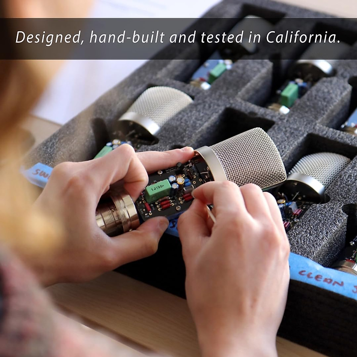 Roswell Pro Audio Mini K47 Large Diaphragm Condenser Microphone with Genuine K47 Capsule