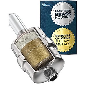 HammerHead Showers® ALL METAL Shower Head Filter – High Pressure Universal Shower Filters to Remove Toxic Chemicals – KDF Shower Filter, Targets Chlorine and Heavy Metals – Chrome