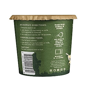 Kodiak Cakes Instant Protein Maple & Brown Sugar Oatmeal in a Cup, 2.12oz (Pack of 12)