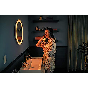 Philips Hue White Ambiance Adore Smart Lighted Mirror with Dimmer Switch (Requires Hue Hub, Works with Amazon Alexa, HomeKit & Google Assistant)