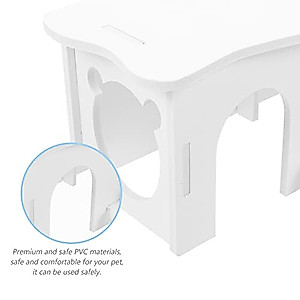 POPETPOP Plastic Hamster Hideout Rat Ladder House Guinea Pig House Guinea Pig Rest House Bird Toys