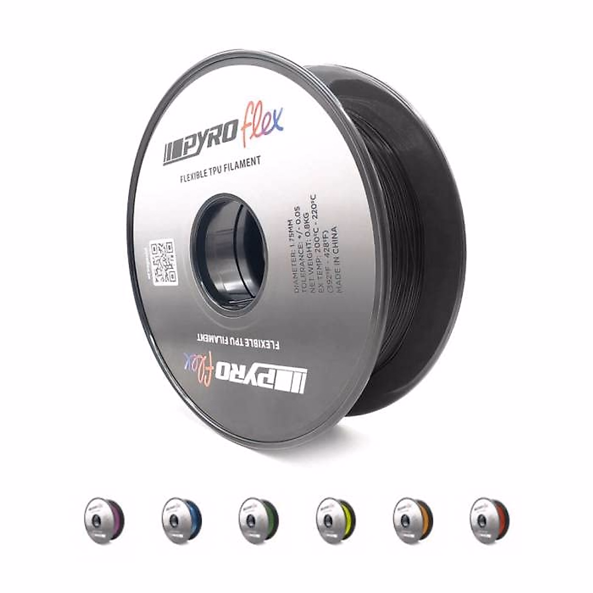 PyroFlex TPU 3D Printer Filament (Pink)