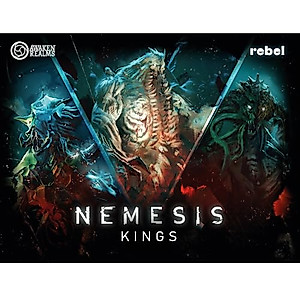 Rebel Studio Nemesis Alien Kings Collectible Miniatures - Enhance Your Gameplay with New Alien Leaders! Sci-Fi Horror Adventure Game, Ages 14+, 1-5 Players, 1-2 Hour Playtime, Made by Rebel Studio