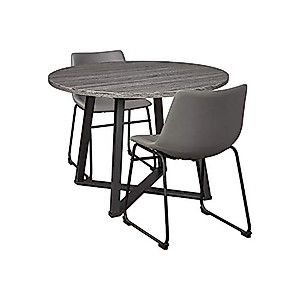Signature Design by Ashley Centiar Dining Room Table, Gray/Black