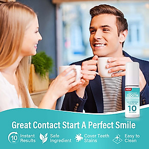 Teeth Whitening Paint, Tooth Paint, Tooth Polish Uptight White, Instant Whitening Paint for Teeth, Easy to Apply