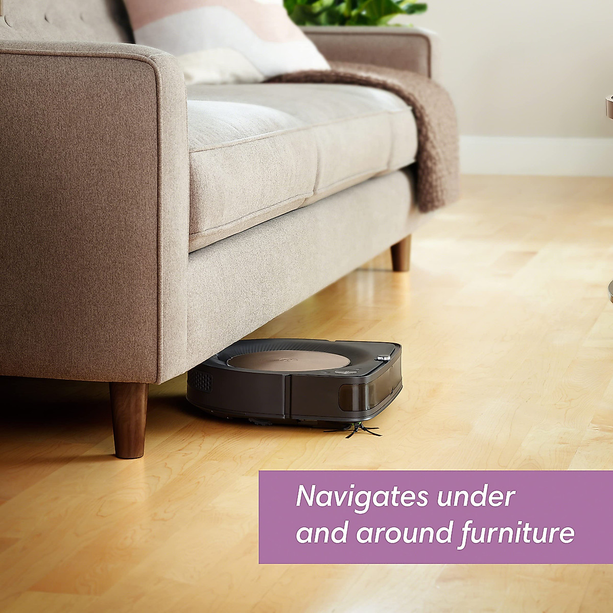 iRobot Roomba s9+ (9550) Robot Vacuum with Automatic Dirt Disposal- Empties itself, Wi-Fi Connected, Smart Mapping, Powerful Suction, Corners & Edges, Ideal for Pet Hair, Black