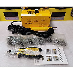 Hot Stapler Repair Kit Plastic Welder Tool Box with 900PCS Staples & Snips for Car Bumper Welder Gun Plastic Welding Repair Kit